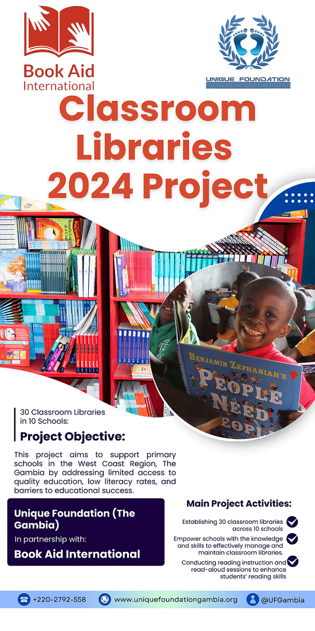Classroom Libraries Project – Unique Foundation